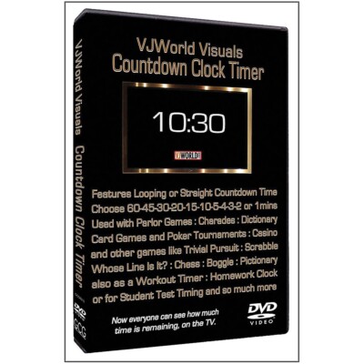 Hal Leonard Countdown Clock Timer VJ World Visuals | eBay