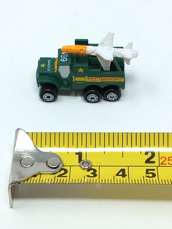 Micro Machines Galoob 1987 Missile Truck Mini US Army heat resistant ...