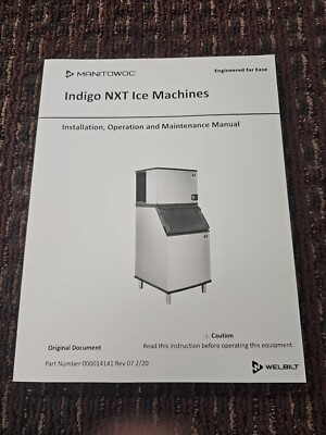Manitowoc Indigo NXT Ice Machines Manual | eBay
