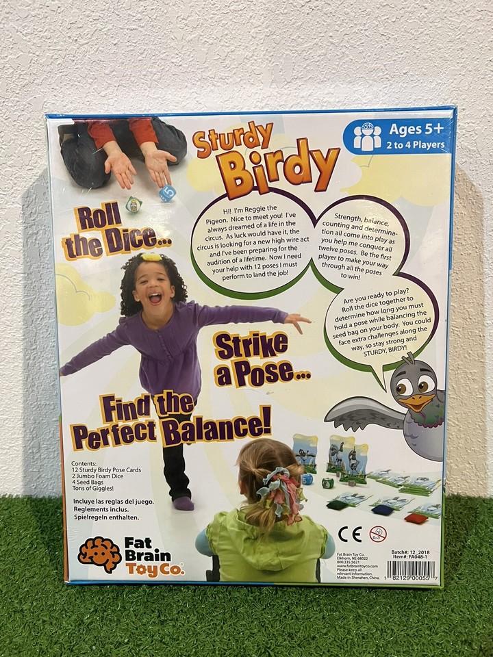 Fat Brain Toy Co. Sturdy Birdy Balance Game NEW SEALED | eBay