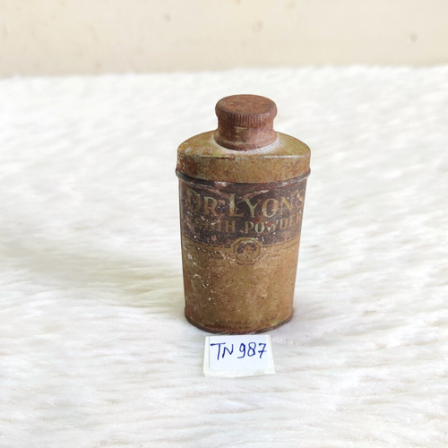 Vintage Dr Lyon's Advertising Tooth Powder Tin Box England Old TN987 | eBay
