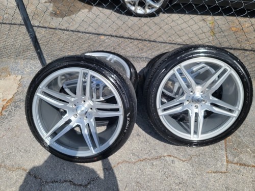 20x10.5 Asanti ABL-12 Orion 20" Wheels Brushed Silver Machined 5x112 38 ...