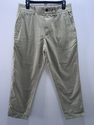 Rag & Bone Pants Lichen Beck Cropped Peaches Cotton Pants Sz 31 Olive ...