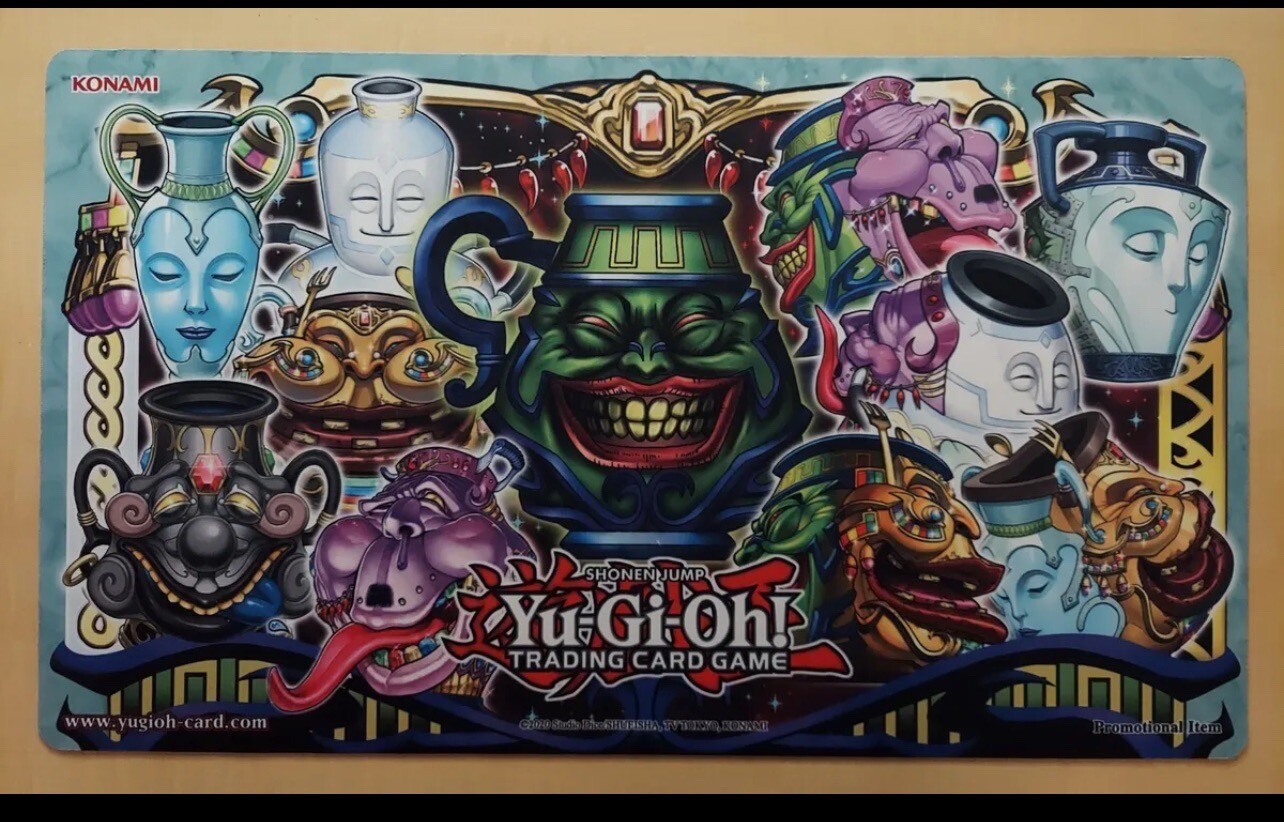 Yugioh Pot Collection Official Konami Playmat New 2024 Prosperity Greed ...