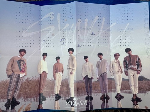 SKZ STRAY KIDS 2020 Official CLE: LEVANTER Limited Calendar Poster | eBay