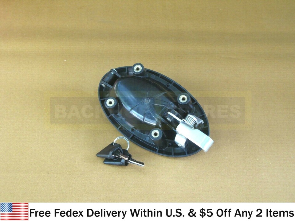 JCB PARTS - LH DOOR HANDLE & 2 KEYS (PART NO. 332/A3731 331/31709 331/ ...