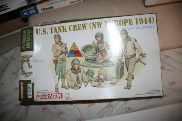 Dragon Models 1/35 US Tank Crew NW Europe 1944 (4) 6054 for sale online ...