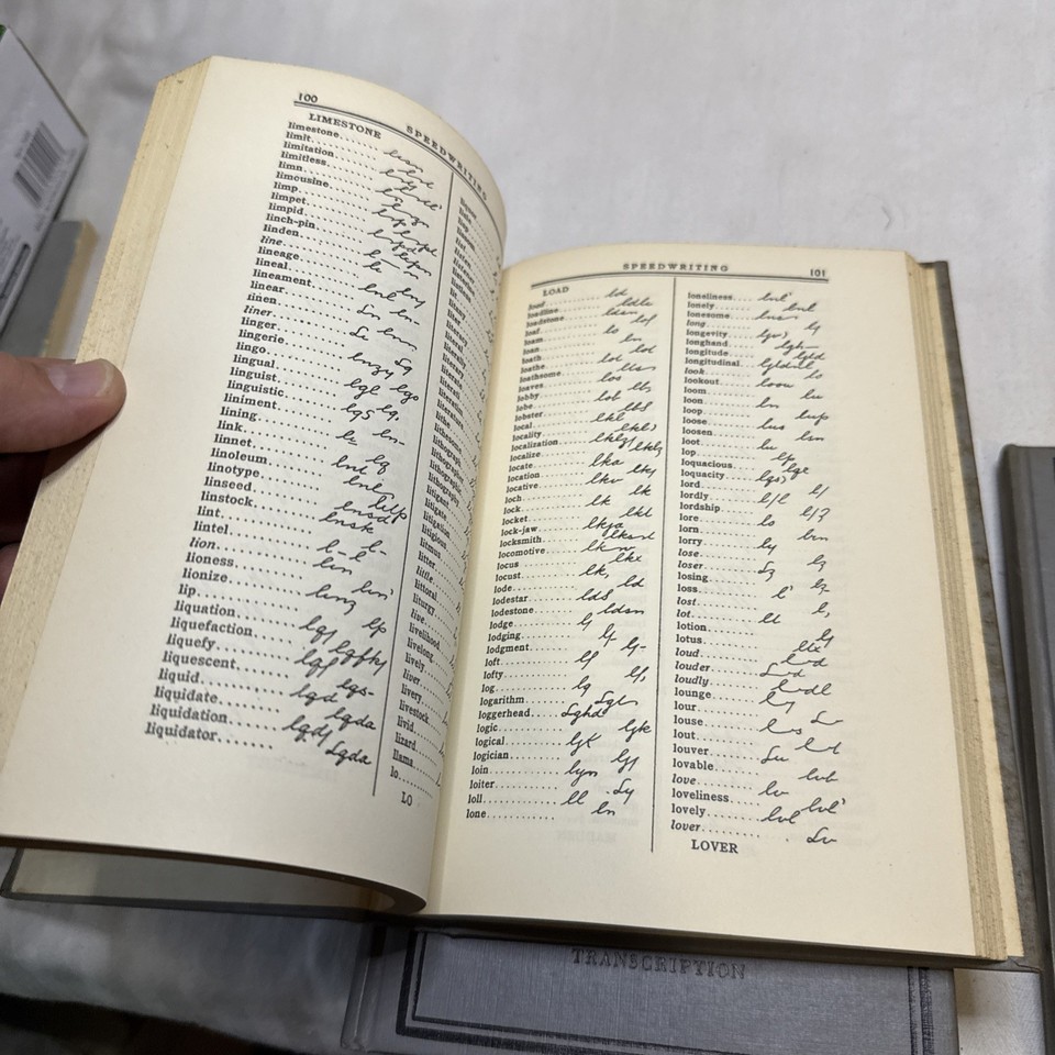 Speedwriting Shorthand 5 Book Set Dictation Course Lot English Study ...