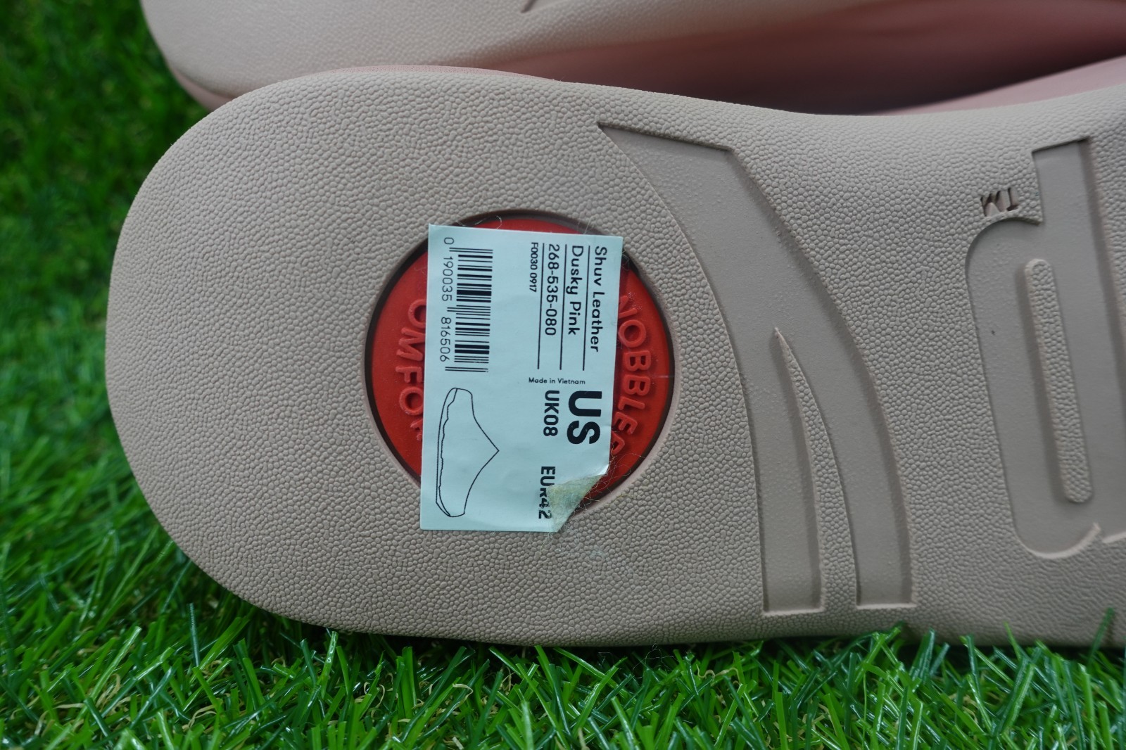 FitFlop Shuv Shoes Womens Size 10 Dusty Pink Leather Clogs Slip On ...