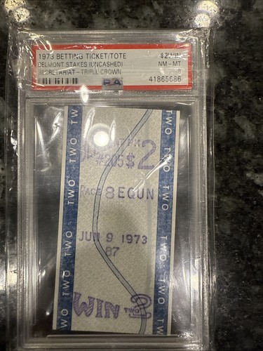 Secretariat triple crown $2.00 Uncashed Winning Tickets Belmont Stakes ...