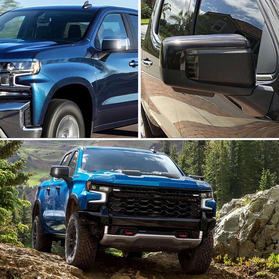 "SMOKED" Side Mirror Task Lights Lamps Pair For 19-22 Chevy Silverado ...