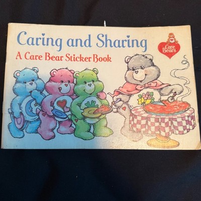 Vintage 1984 Care Bears Sticker Book Caring & Sharing Pizza Hut | eBay