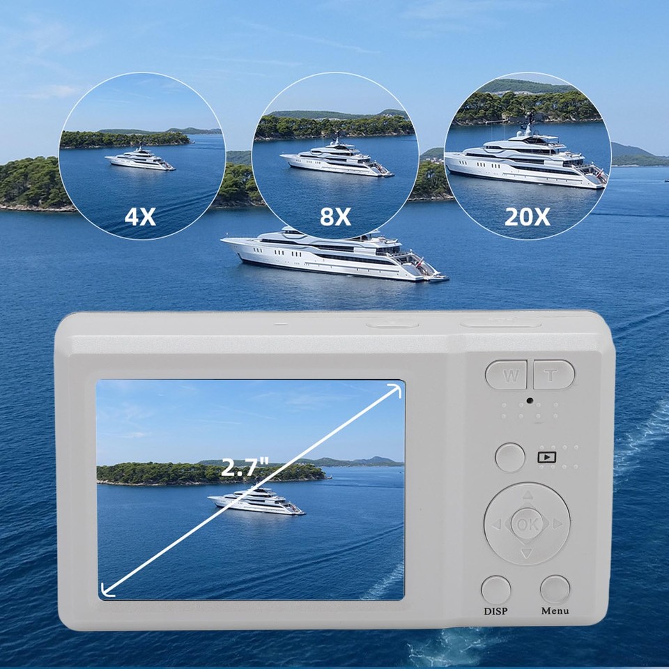 32G 4K 56MP Digital Camera Autofocus Compact Point And Shoot Camera ...