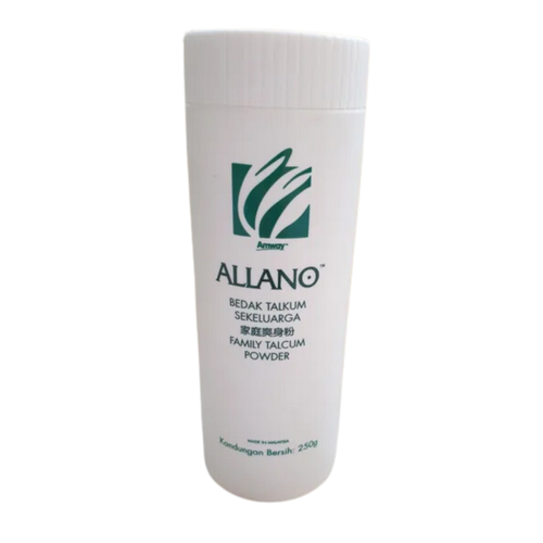 AMWAY ALLANO Family Talcum Powder Apaisant Lisse Peau Soin Corps (250g ...