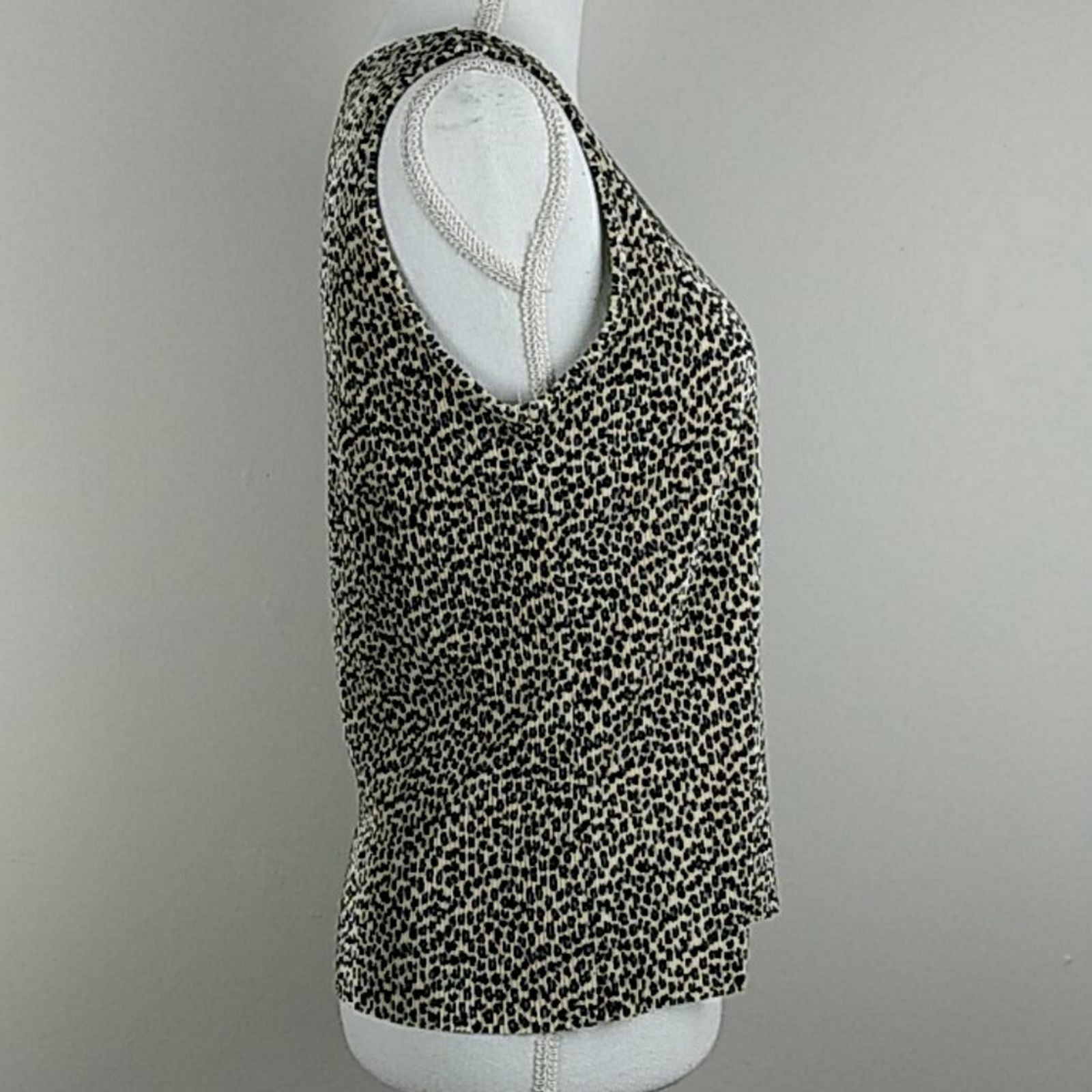 Plissé women's Large leopard print sleeveless top - Gem