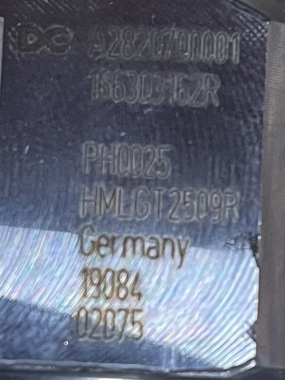 2018 Renault Kadjar 1.3 Petrol H5H High Pressure Fuel Pump A282070001 ...