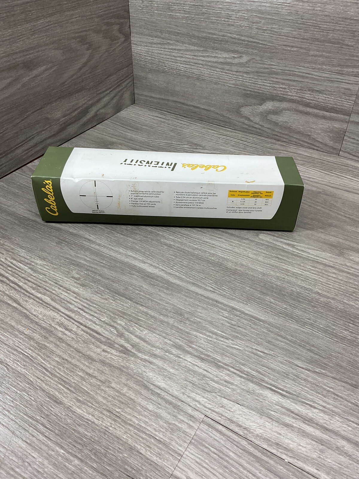 Cabela’s Intensity Rifle Scope 4-12x40mm Black | eBay