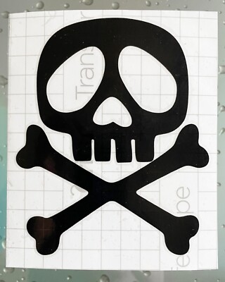Captain Harlock Pirate Skull Black Logo Vinyl Custom Die Cut Decal ...