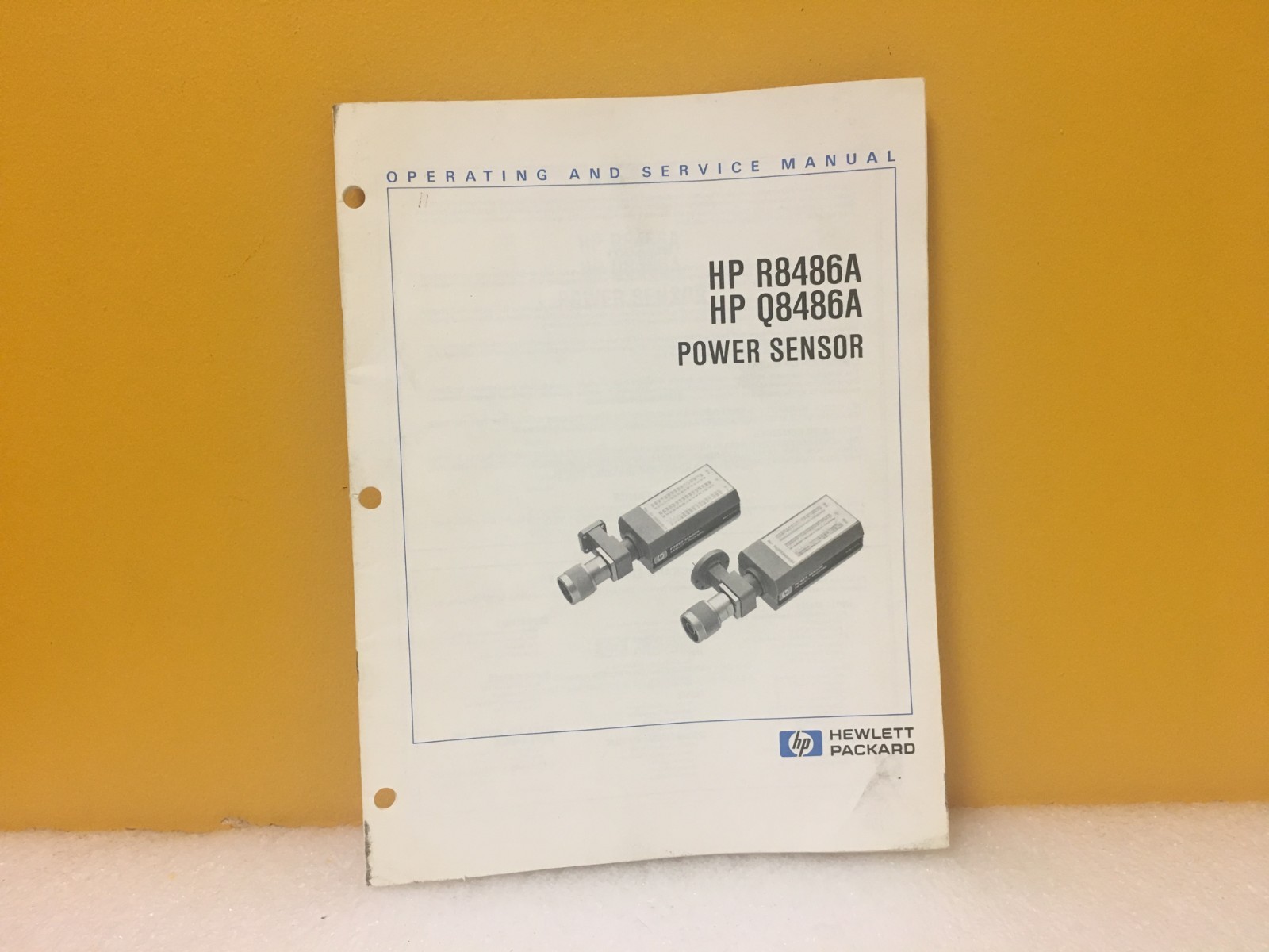 HP / Agilent 08486-90019 HP R8486A HP Q8486A Power Sensor O + S Manual ...