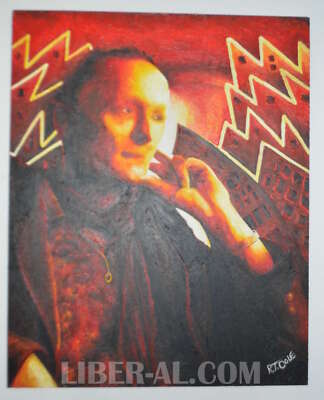 Painting of David Tibet of Current 93 by Richard T. Cole | eBay