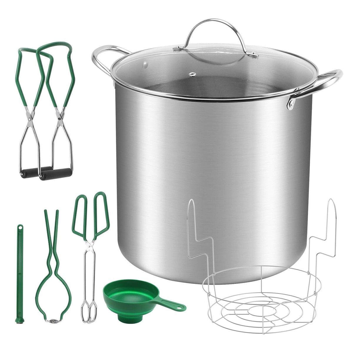 Electric Pressure Canner Fulgutonit 21.5QT Canning Kit With Stainless ...