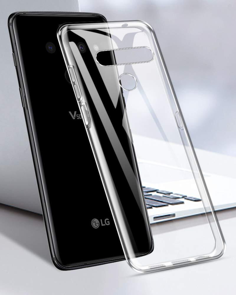 2x Ultrathin Clear TPU Cases for LG V30 V30S V40 V50 V60 ThinQ Phone ...