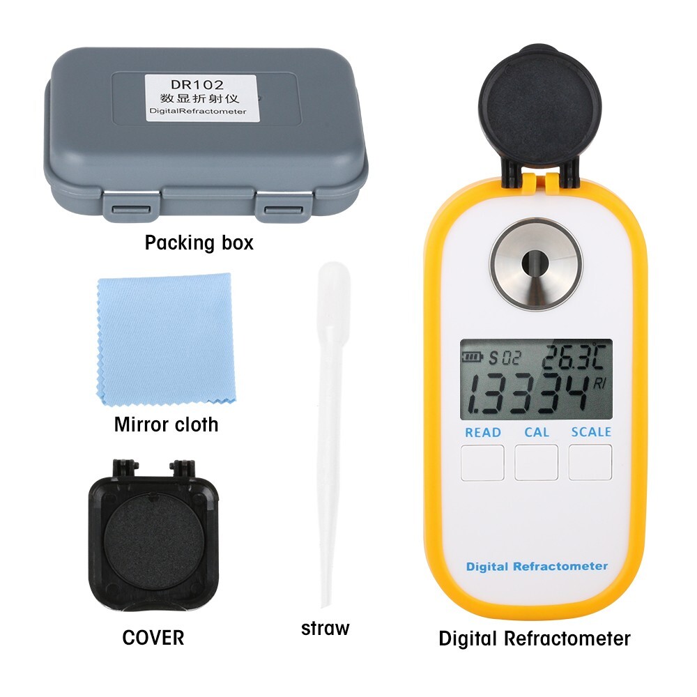 Digital Brix Refractometer Brix Content Tester with Rang 0 to 94% | eBay