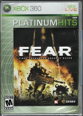 FEAR (Platinum Hits) Xbox 360 (Brand New Factory Sealed US Version ...
