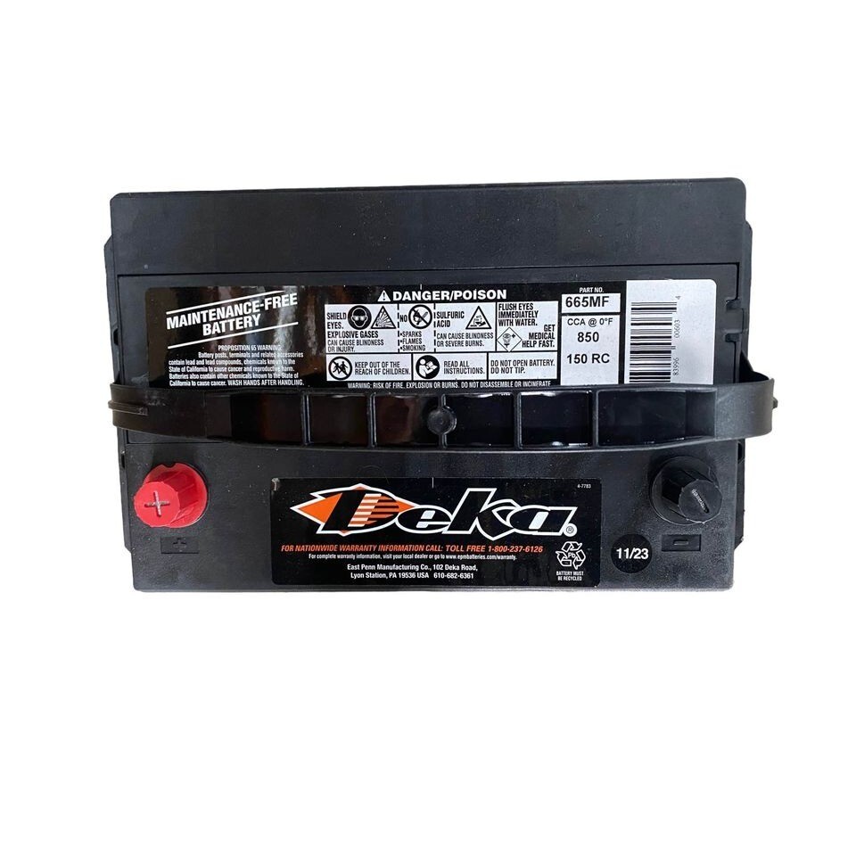 New 665MF Deka 850 CCA Battery 24 Month Warranty Local Pickup Only | eBay