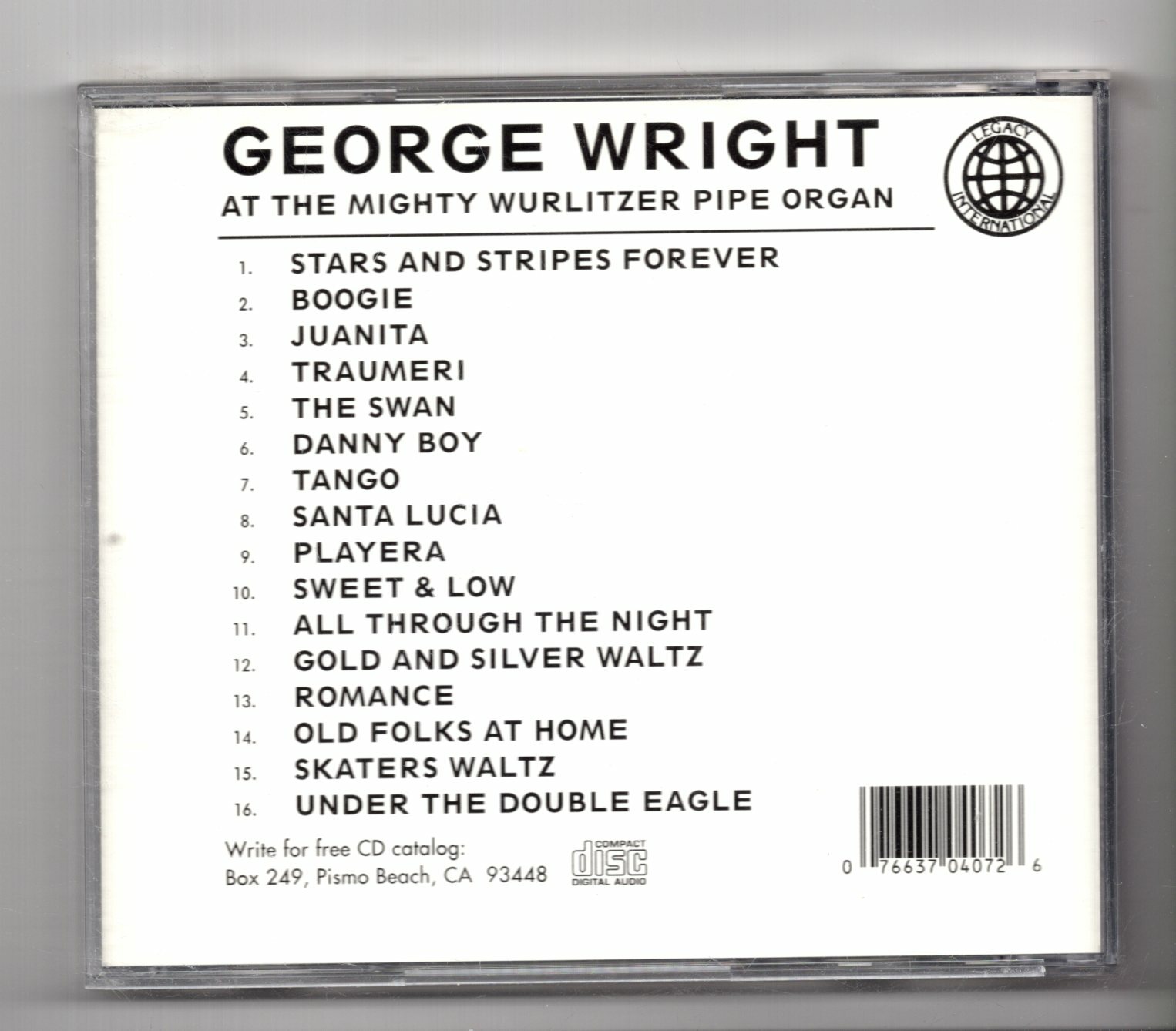 More George Wright on the Mighty Wurlitzer Organ by George Wright (CD ...