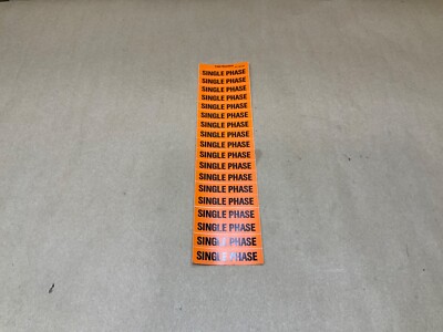 Lot Of 18 T&B Voltage & Conduit Markers Single Phase 1 PH Decals Labels ...