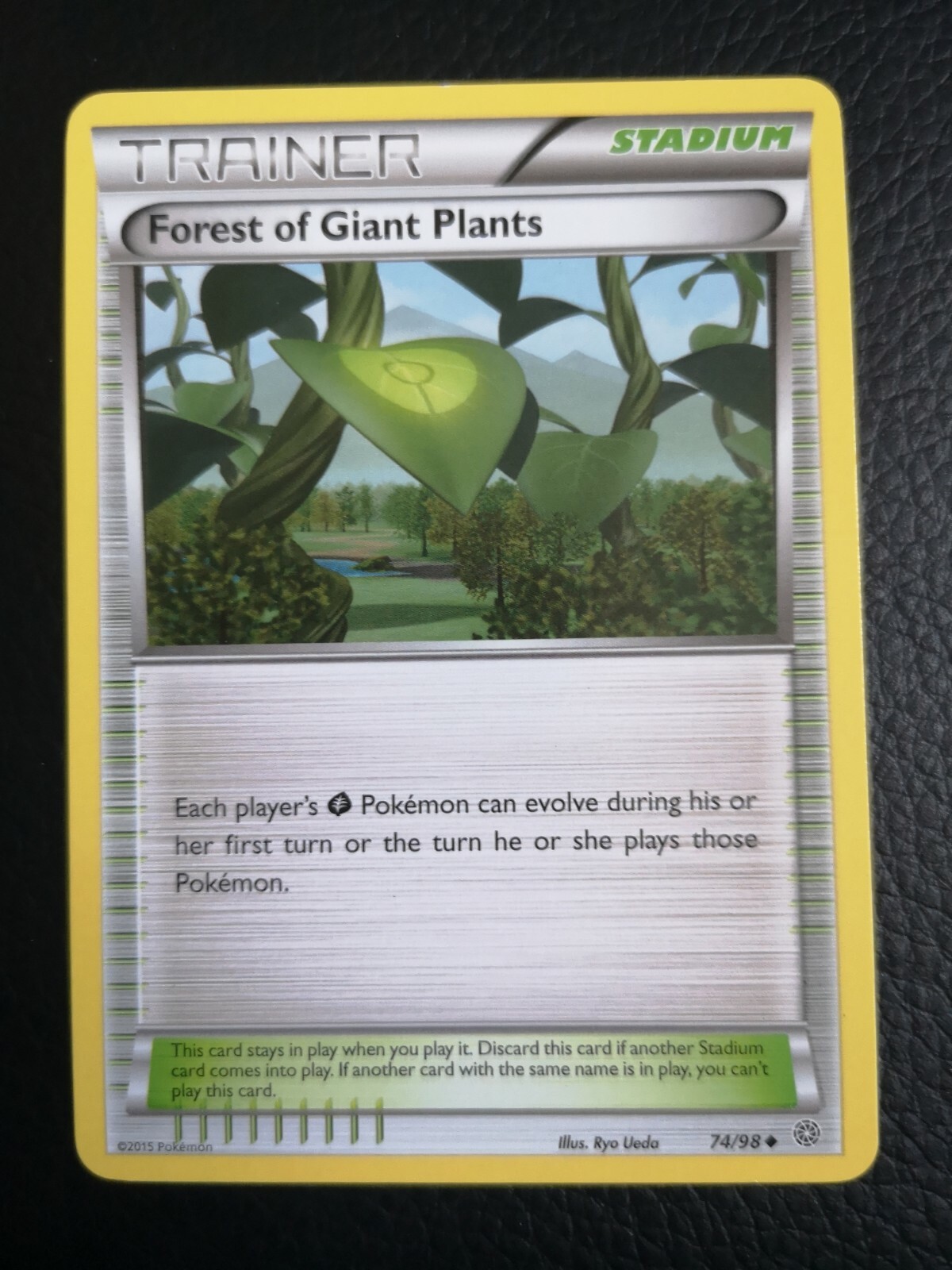 Forest Of Giant Plants Stadium Trainer Card 74/98 Ancient Origins MINT ...