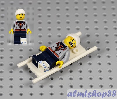 LEGO - Injured Guy Minifigure on Stretcher - Patient Hospital Accident ...