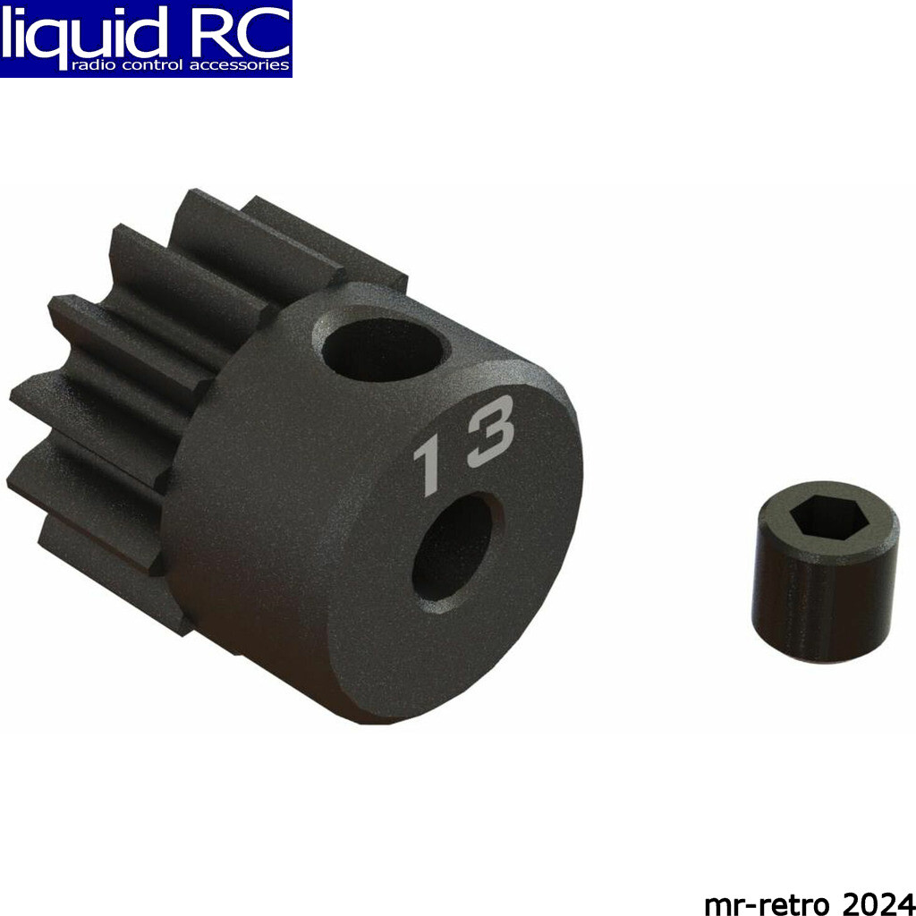Arrma 311075 13T 0.8Mod 1/8 Bore CNC Steel Pinion Gear | eBay