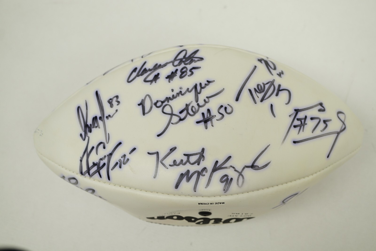 Wilson Official NFL Autograph Football - 3 White Panels Full Of ...