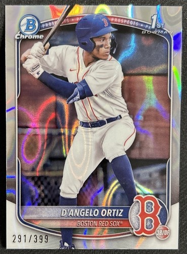 2025 Bowman Chrome 1st D’Angelo Ortiz Lava Refractor /399 #BCP-61 | eBay