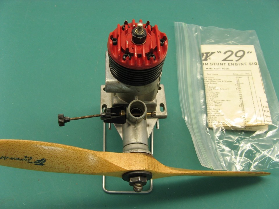 McCOY 29 Red Head Custom Stunt Control-Line Engine | eBay