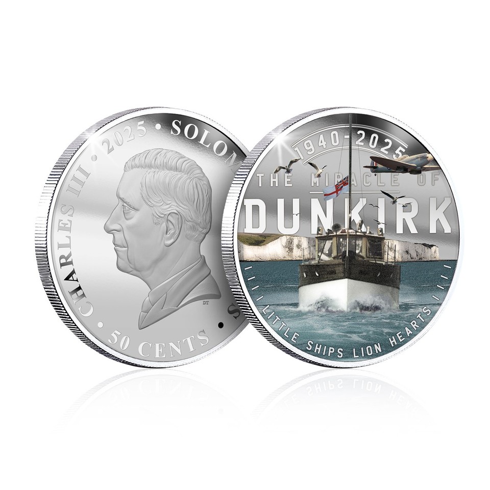 Dunkirk Evacuation 85th Anniversary World War 2 Silver Coin 2025 Limited Edition | eBay