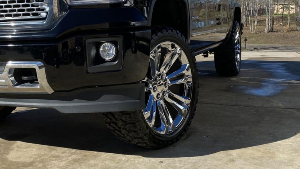 24x10" GMC Wheels FR 55 Chrome OEM Replica Rims (A02) | eBay