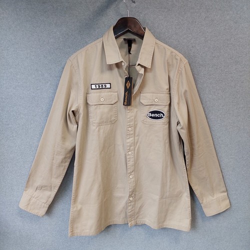 Bench Shirt Mens Large Long Sleeve Button Up Work BNWT | eBay Australia