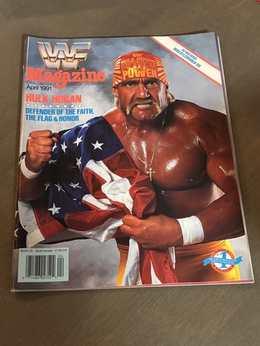 WWF Magazine April 1991 Hulk Hogan WrestleMania America | eBay