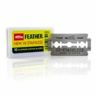 50X Feather Shaving Razor Blades Stainless Double Edge Original Made in ...