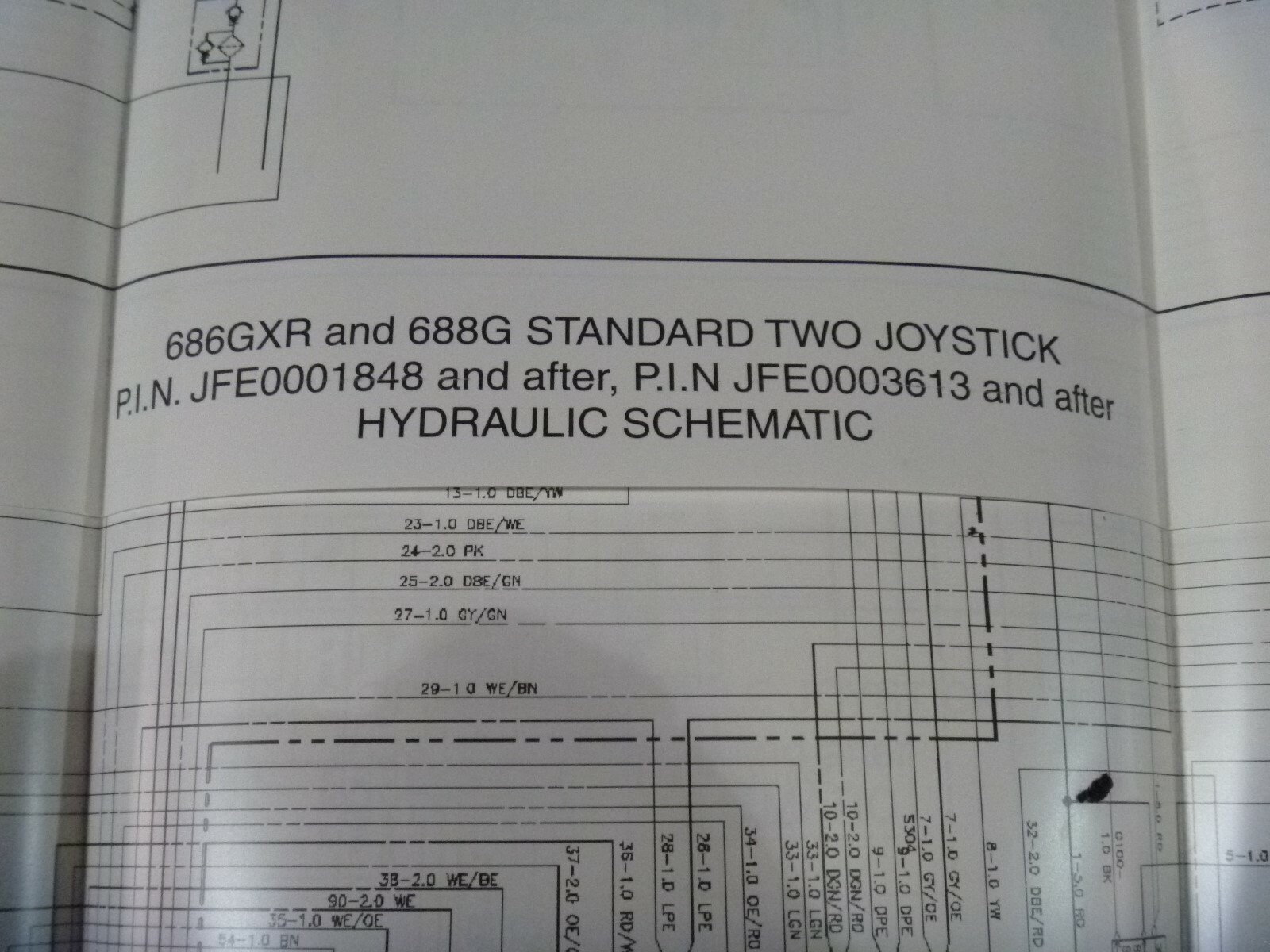 Case 686GXR 688G Telescopic Handler Forklift Hydraulic Electrical ...