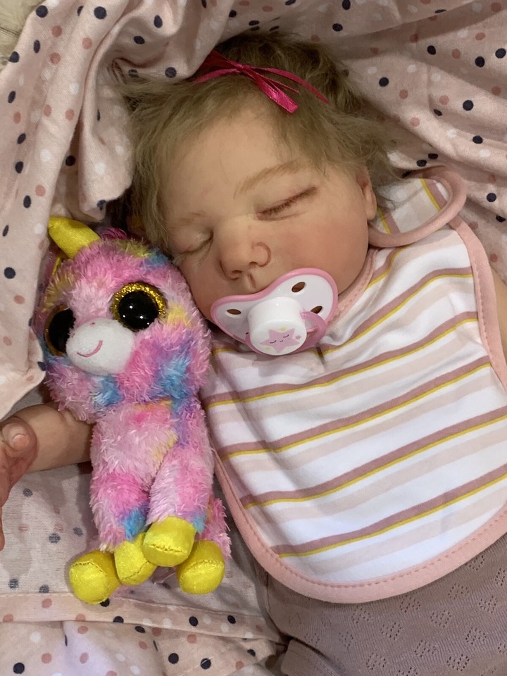 Sweet Reborn Baby GIRL Doll MOLLY Was Willa Cassie Brace COA 872/1800 ...