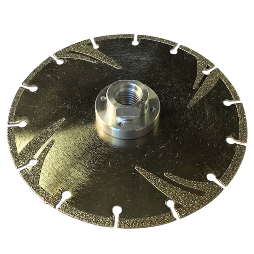 Cut/Grind Diamond Wheel for Concrete/Masonry or Stone, 5/8"-11 Threaded ...