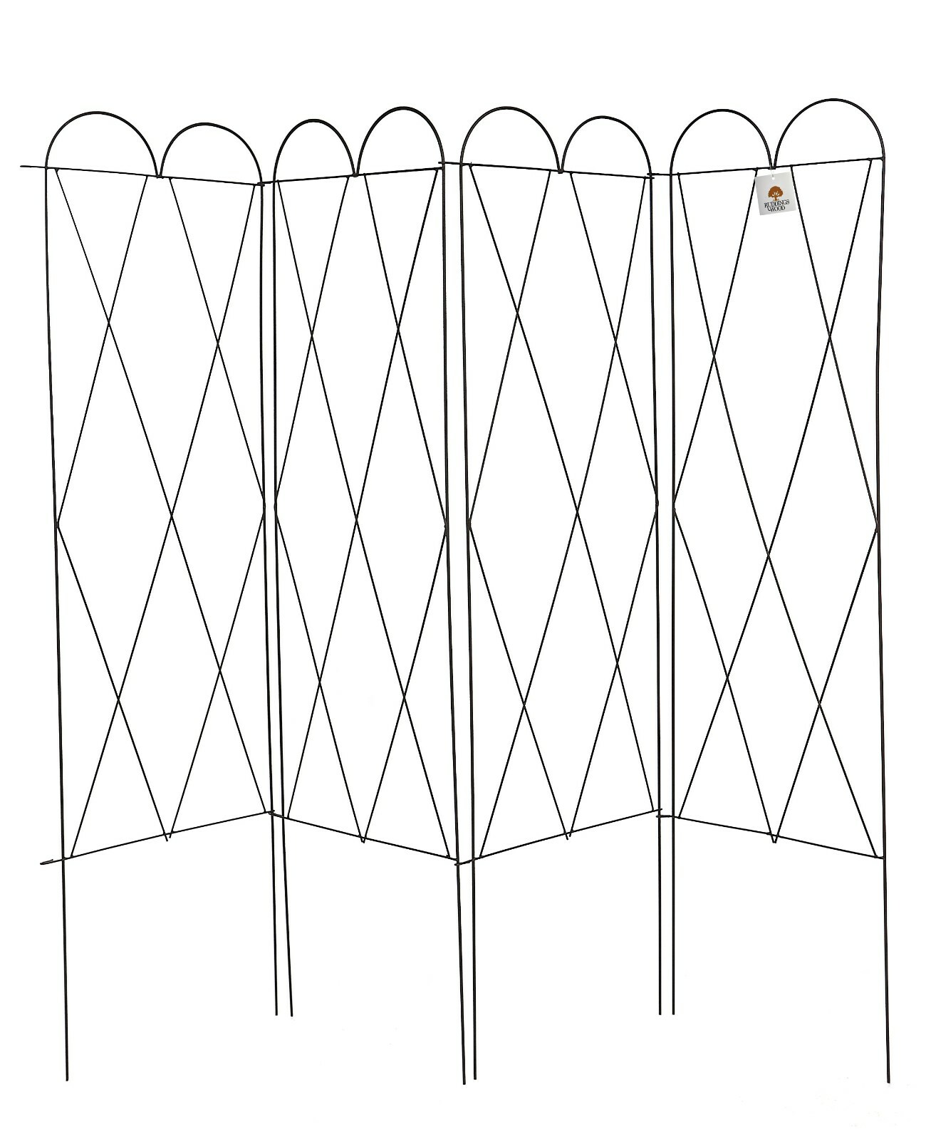 Extra Wide Garden Trellis Wall Climbing Plant Support Metal Sweet Pea ...