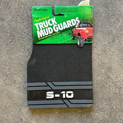 NOS Plasticolor Mud Flaps S10 Deadstock Splash Guards | eBay