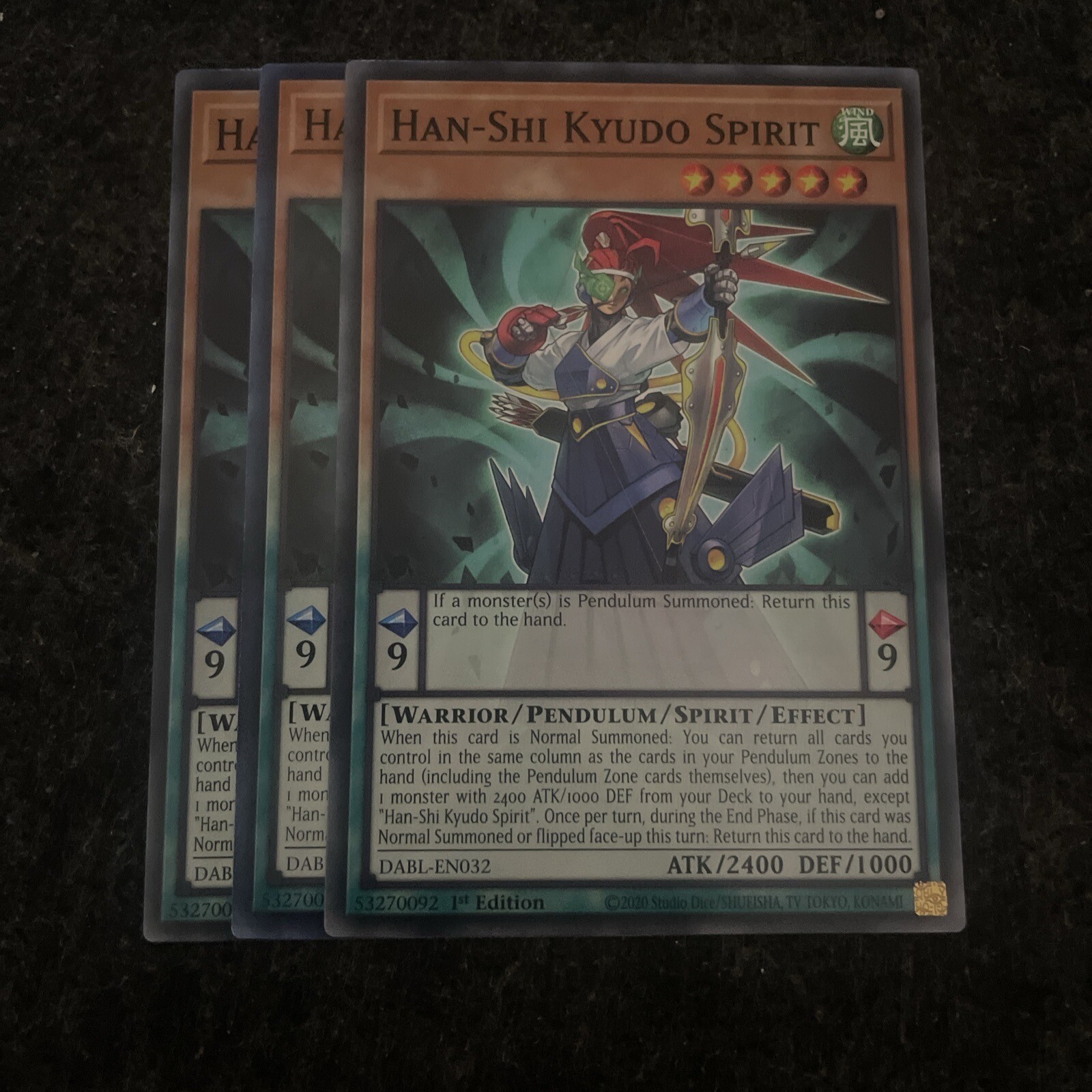 Yugioh! 3x Han-Shi Kyudo Spirit Dabl 1st Ed NM | eBay