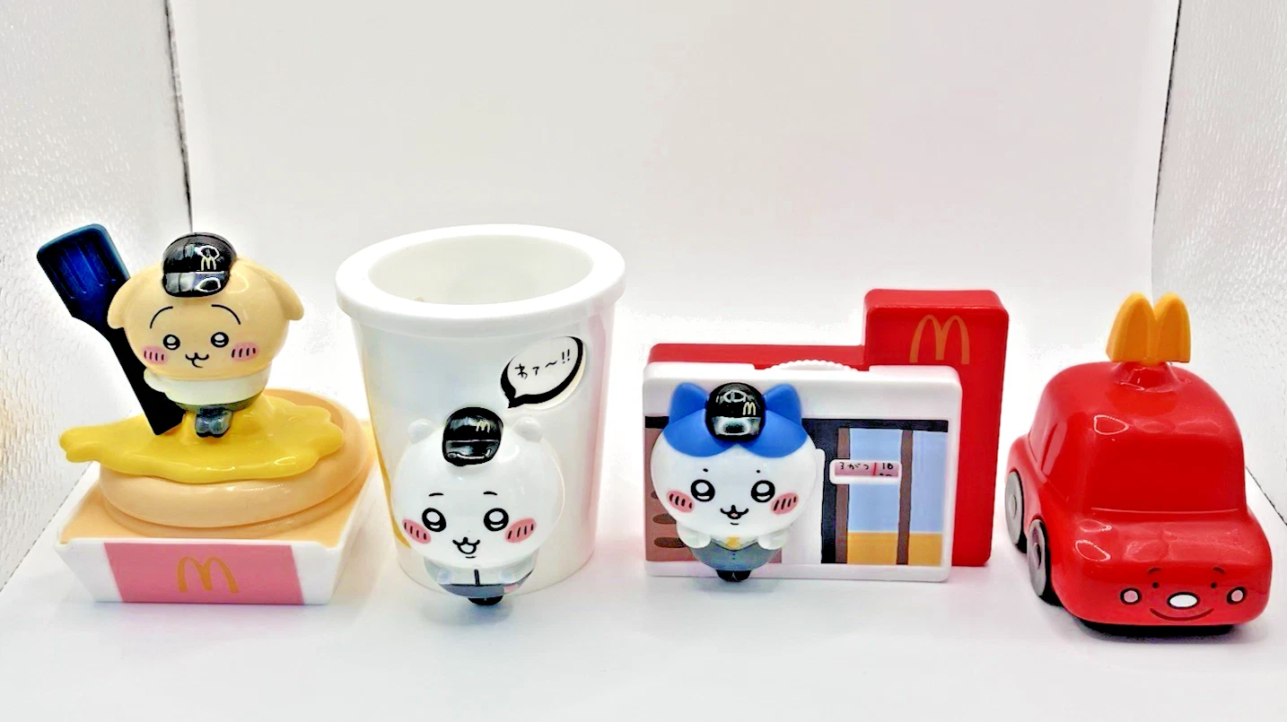 McDonald’s Chiikawa Happy Meal Toys Set of 4 - 2025 Japan Exclusive Vol ...