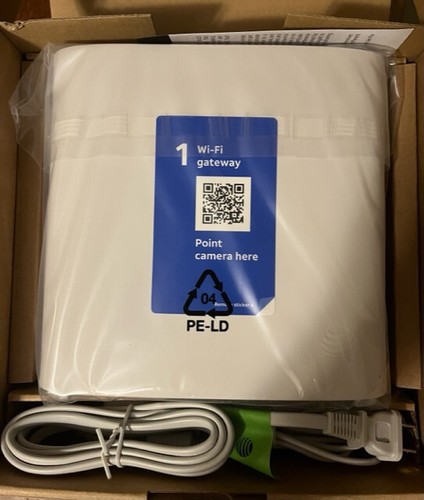 AT&T Fiber Broadband Gateway BGW320-500 Wi-Fi Modem Brand New with cord ...